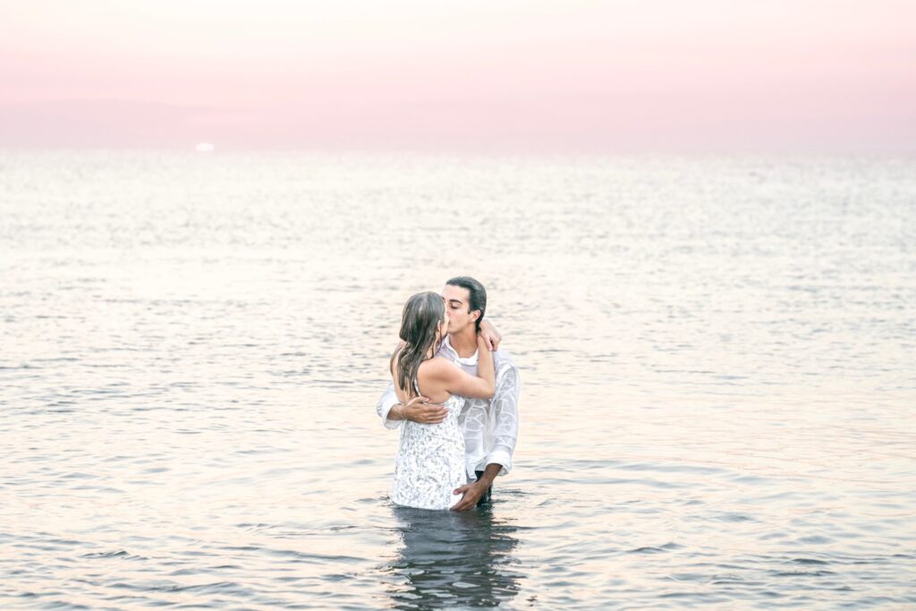 Cape May New Jersey Beach Engagement Photos | Dani + Jake